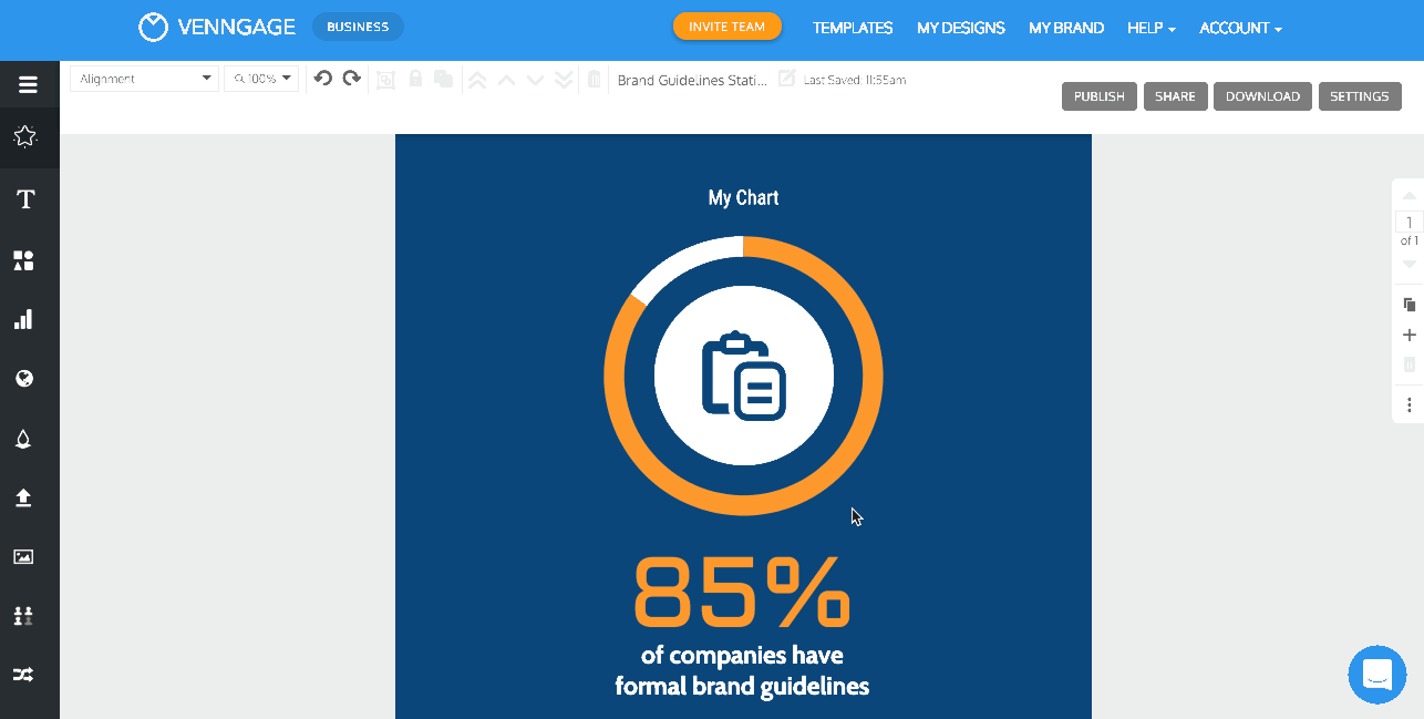 How To Change The Title Of A Chart Venngage Knowledge Base